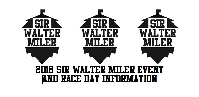 2016 Race Day Logo – Sir Walter Miler