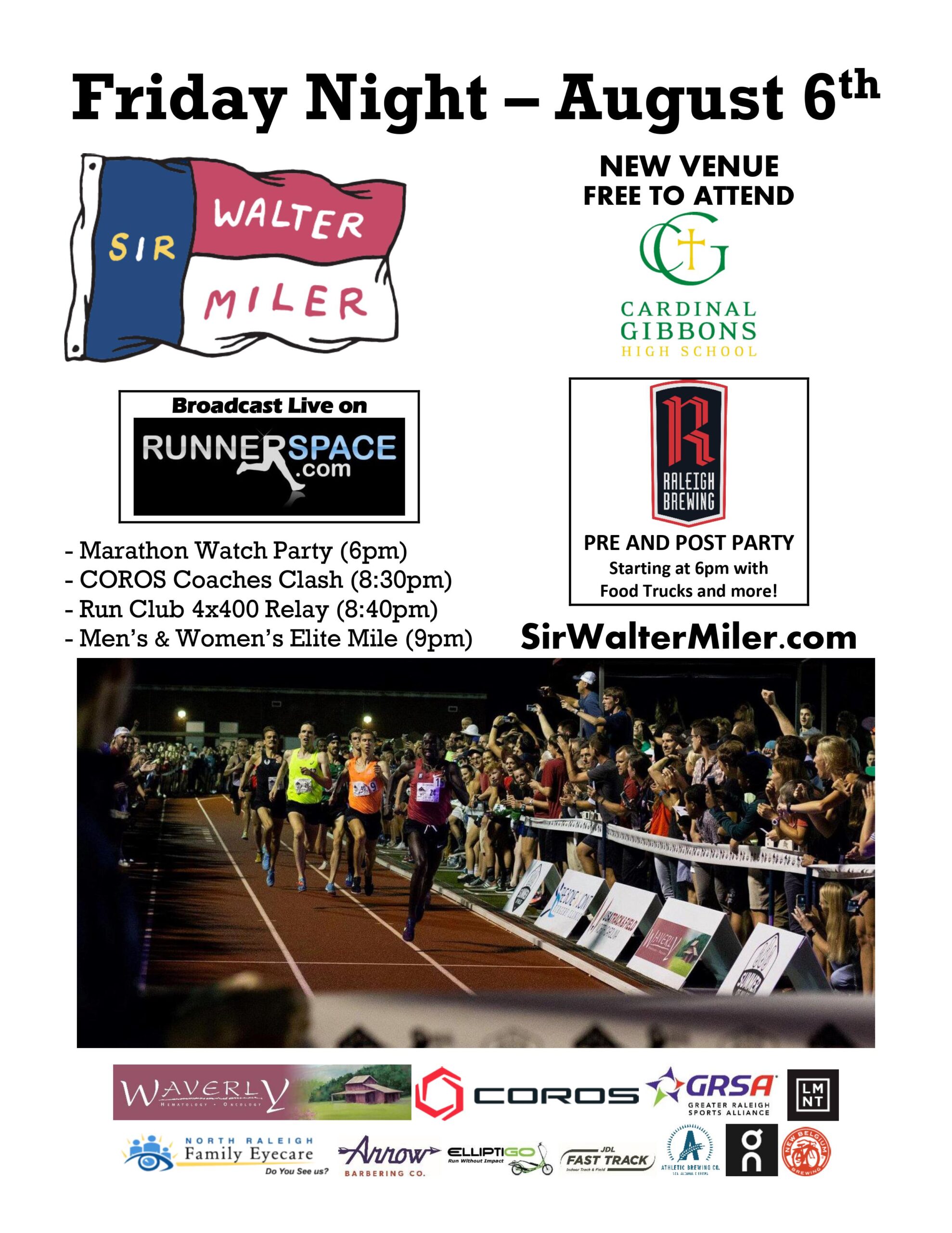 2021 SWM poster – Sir Walter Miler